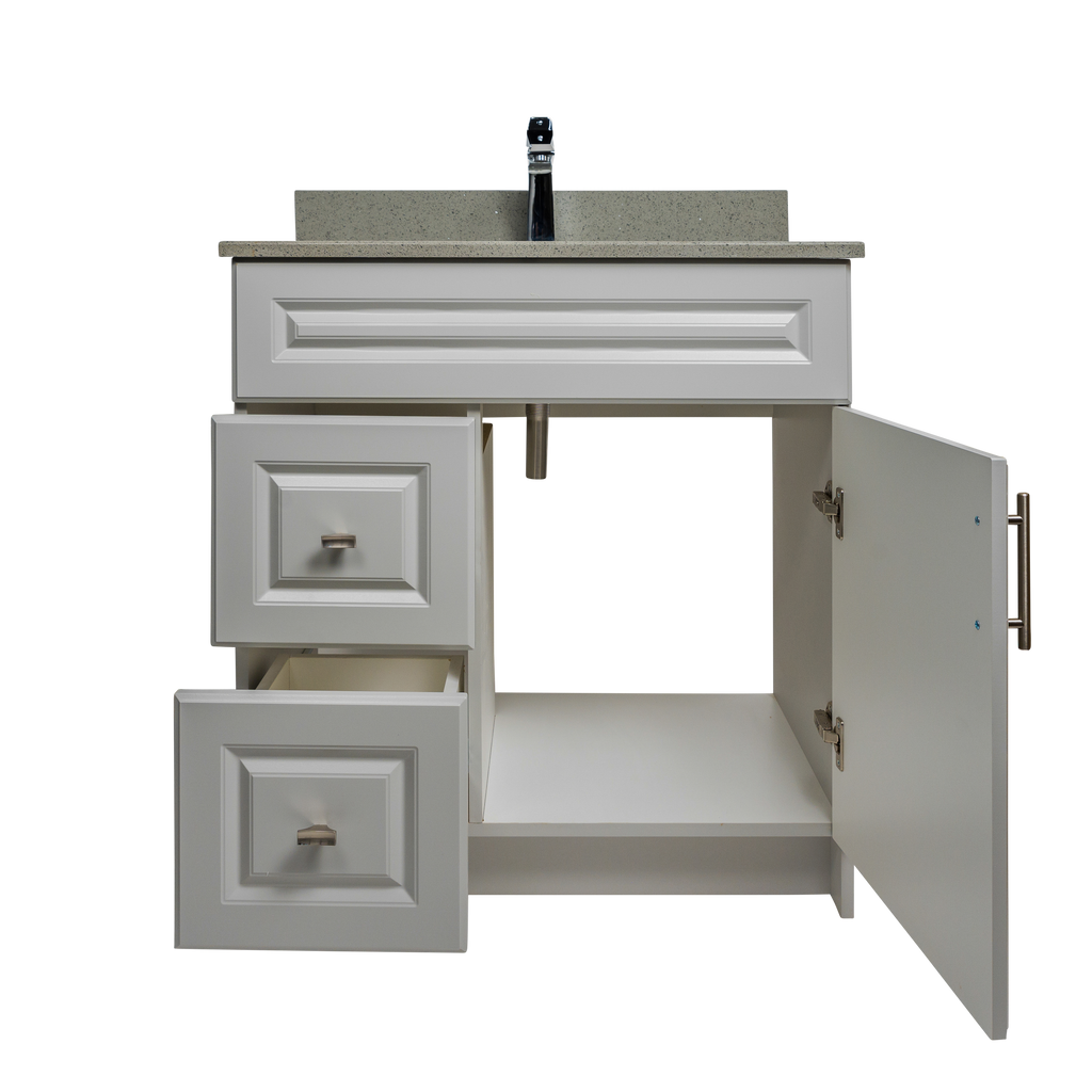 30" MDF Vanities - Raised Panel Doors — RTI Vanities