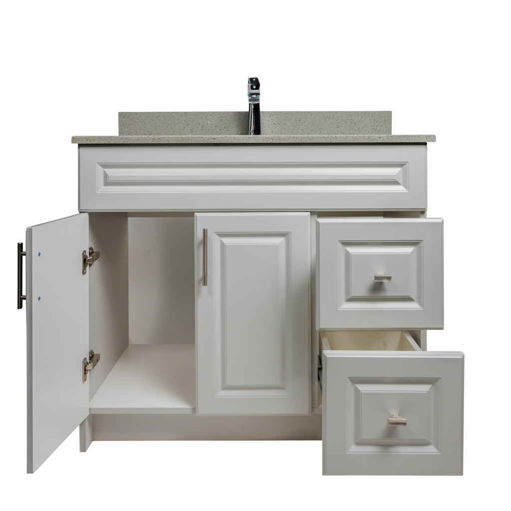 36" MDF Vanities - Raised Panel Doors — RTI Vanities