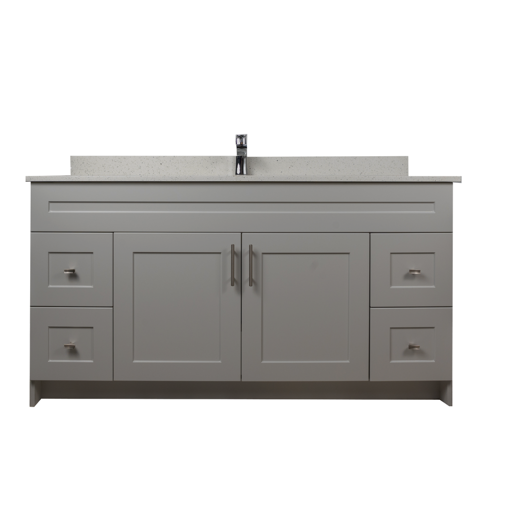 60" MDF Vanities - Shaker Doors — RTI Vanities