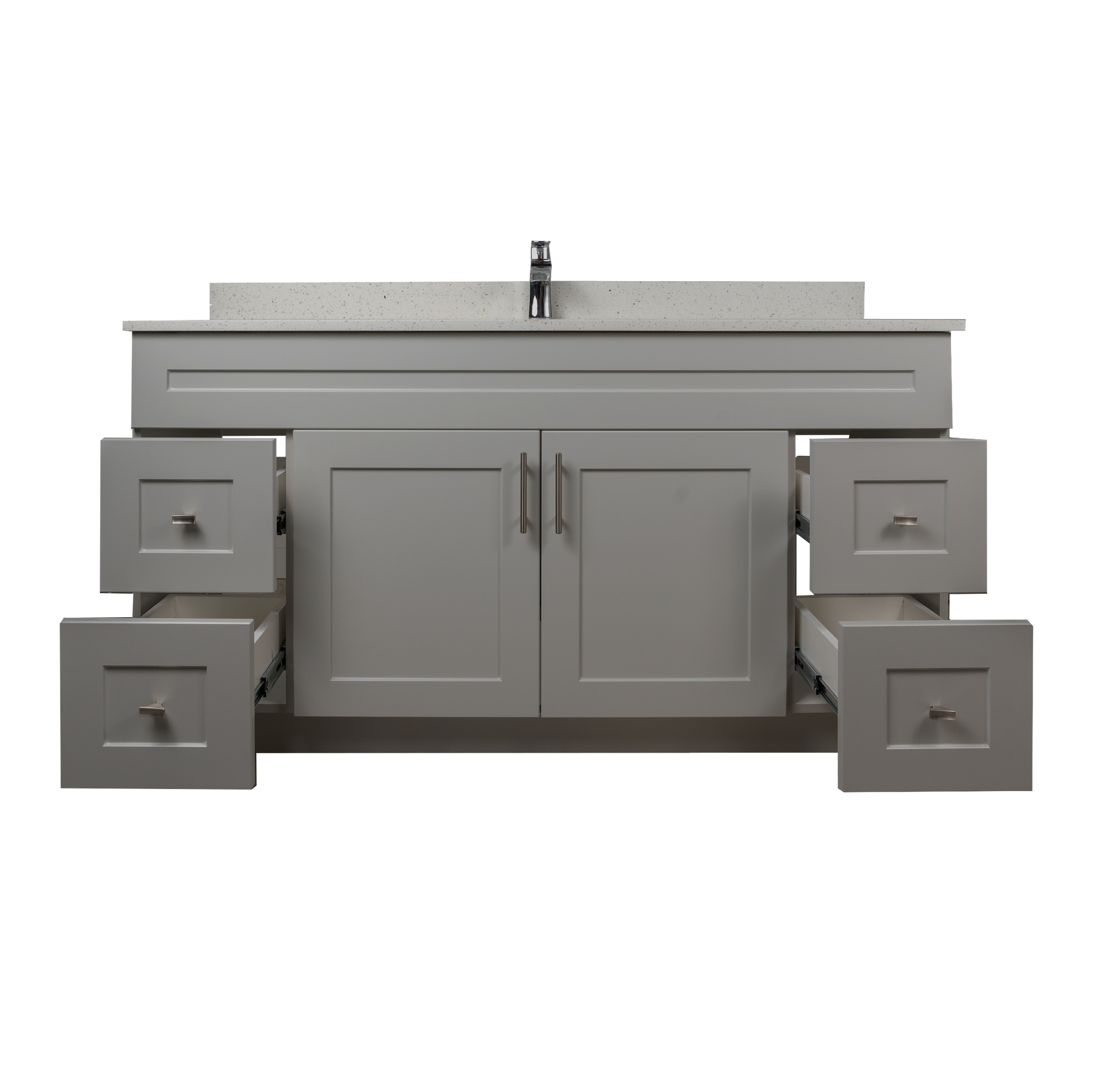 60" MDF Vanities - Shaker Doors — RTI Vanities