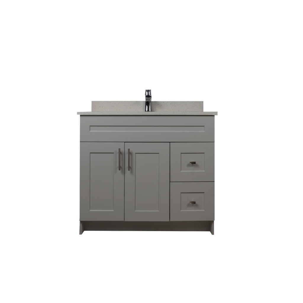 36" MDF Vanities - Shaker Doors — RTI Vanities