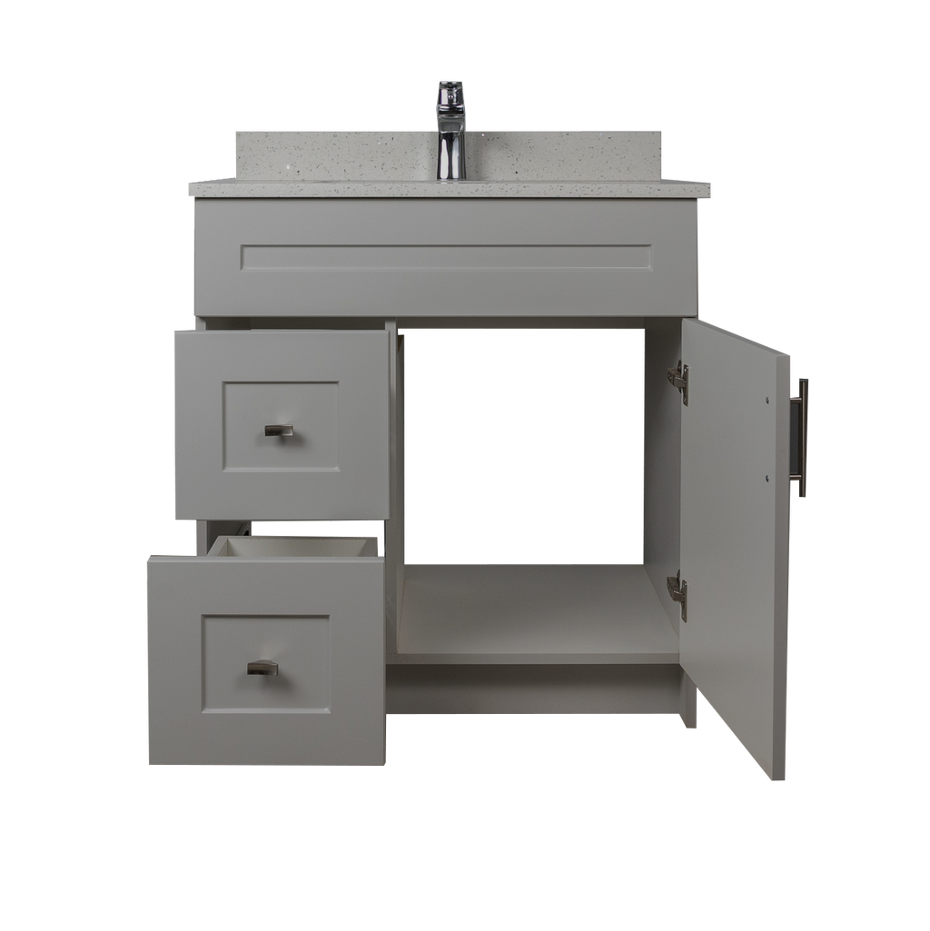 30" MDF Vanities - Shaker Doors — RTI Vanities